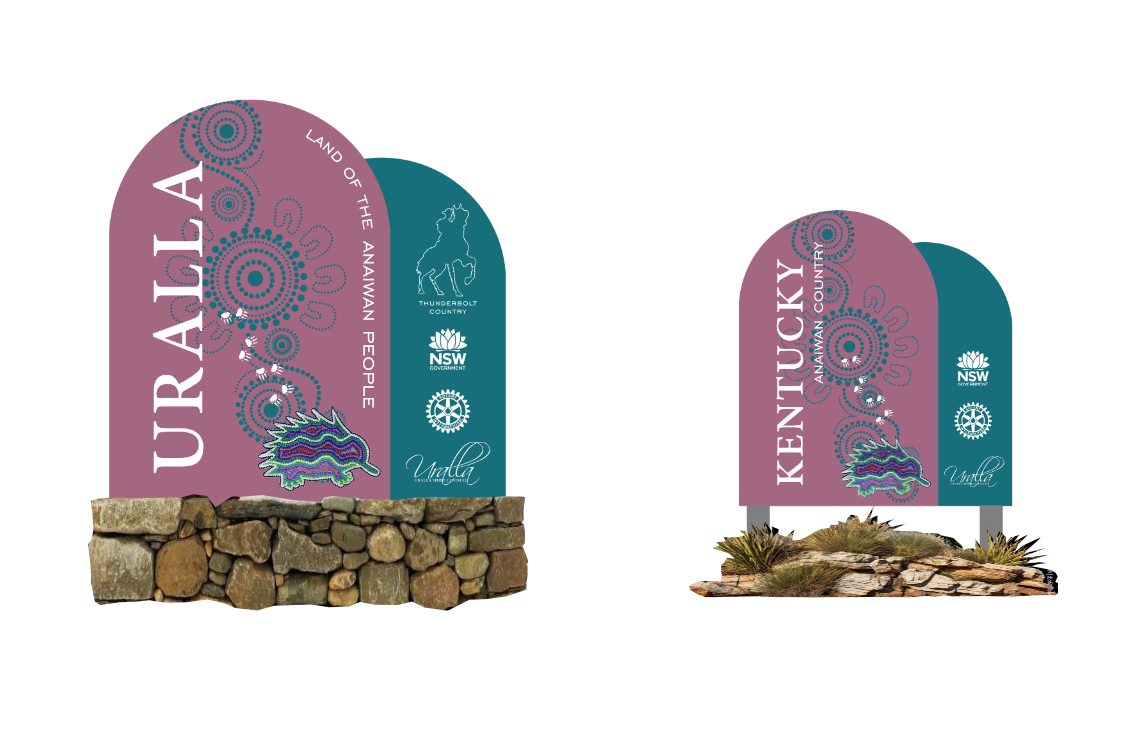 Entrance and Boundary Signage – Rotary Club of Uralla
